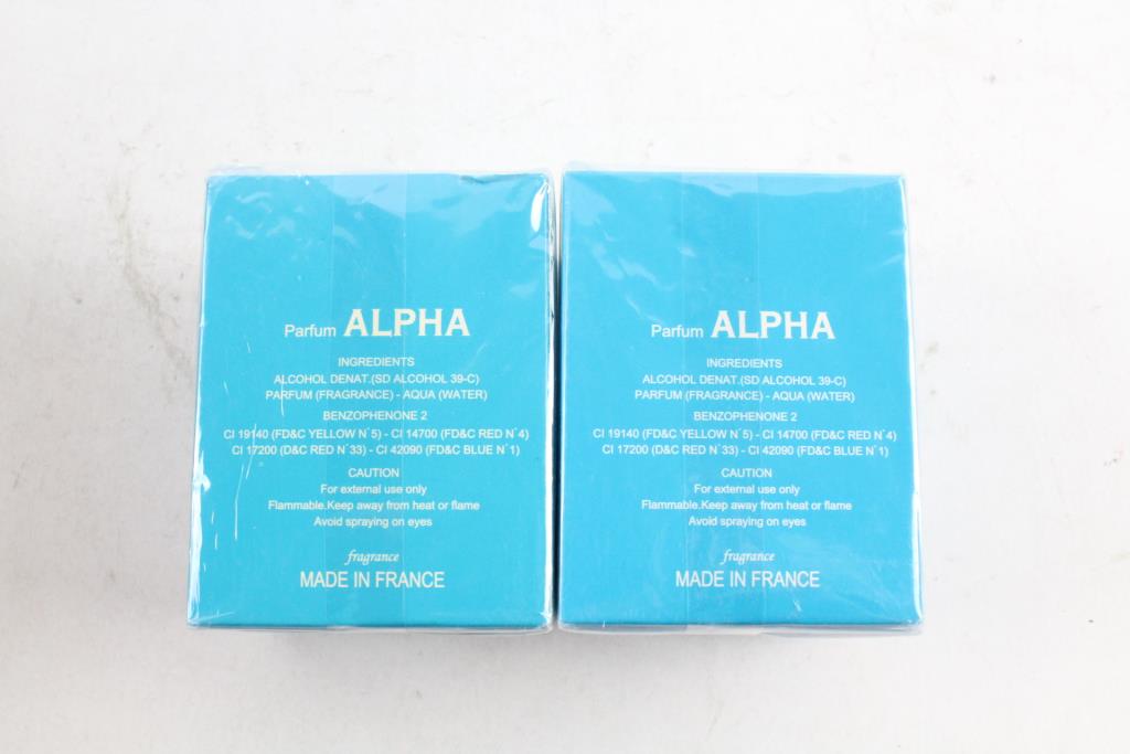 Alpha Alpha Blue, Womens, Eau De Parfum, 3.3 Fl. Oz., 2 Pieces ...