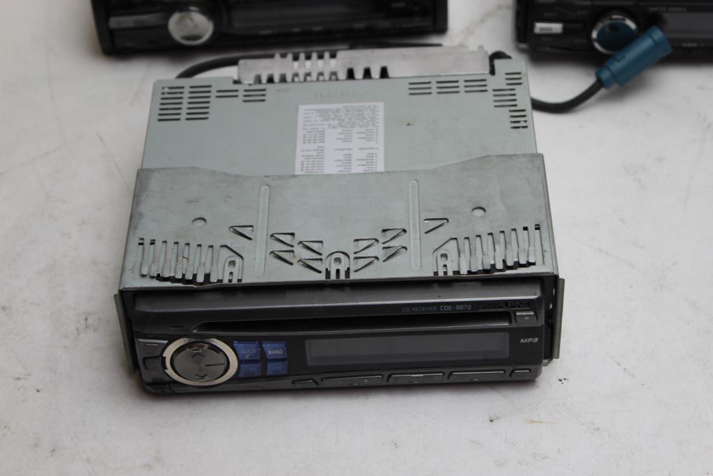 Alpine And Sony Car Stereos, 3 Pieces | Property Room
