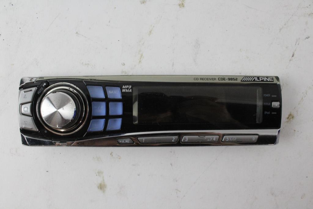 Alpine Car Stereo Faceplate And More, 20+ Pieces | Property Room