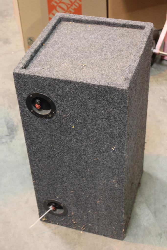Alpine Type R Speakers In Carpeted Box | Property Room