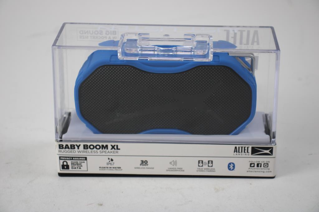 Altec Lansing Baby Boom XL Rugged Wireless Speaker, Blue | Property Room
