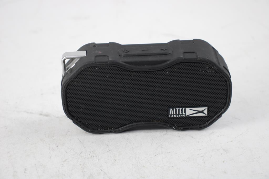 Altec Lansing Portable Mini Bluetooth Speaker, Coach Black Leather ...