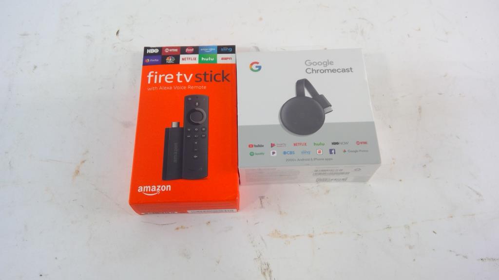 Amazon Fire Tv Stick And Google Chromecast | Property Room