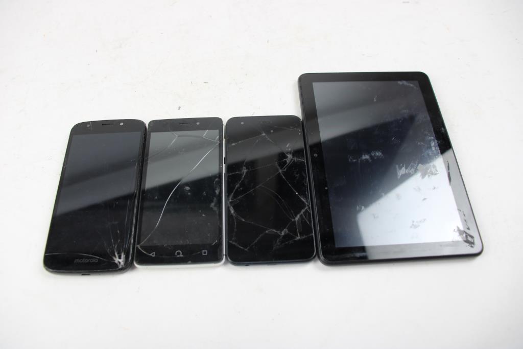 Amazon Kindle, Lg, Motrola Cell Phone Lot, 4 Pieces, Sold For Parts ...
