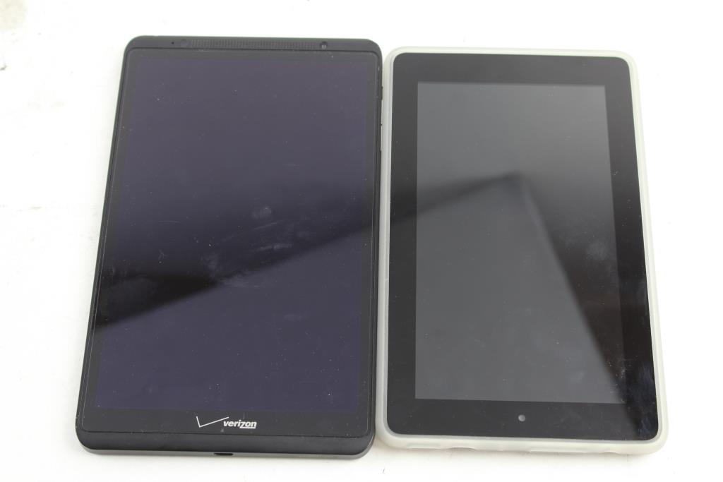 Amazon Kindle, Verizon Ellipsis Tablets, 2 Pieces - Sold For Parts ...