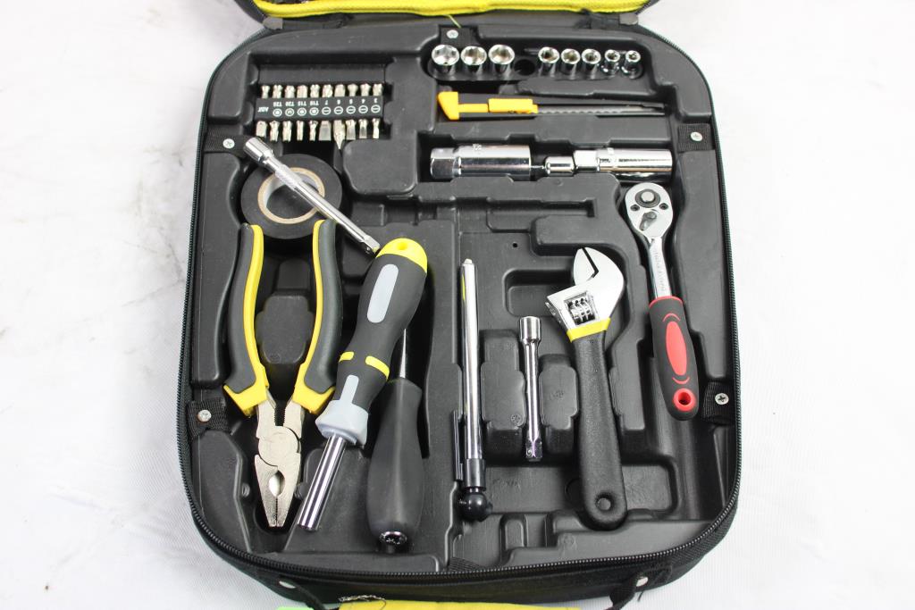 Amazon Tool Kit With Jumper Cables, Glass Breaker Tool, And More ...