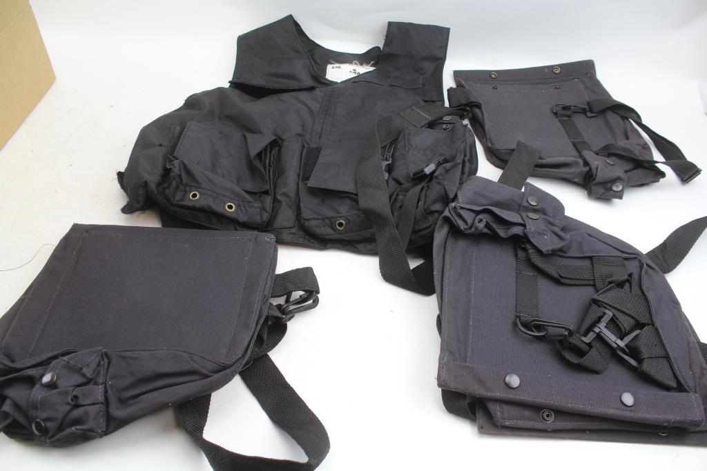 American Body Armor Safety Vest & Side Satchels; 5 Pieces | Property Room