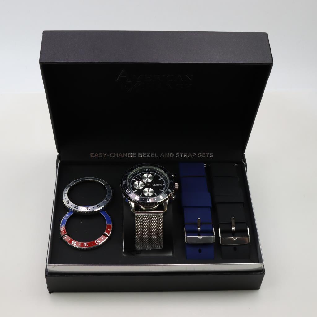 American Exchange Easy-Change Bezel & Strap Watch Set | Property Room