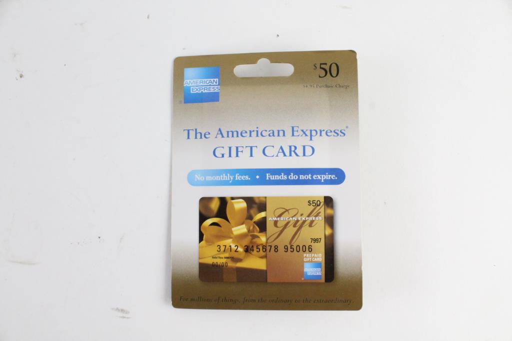 American Express Gift Card 50 00 Property Room American Express Gift Card 50 00 Property Room