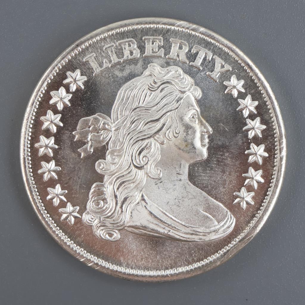 American Pacific Mint Liberty Fine Silver 1 Oz. Round | Property Room