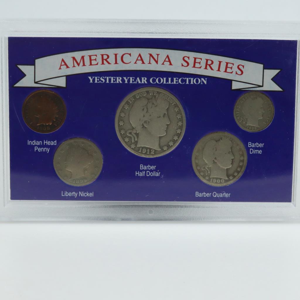 Americana Series Yesteryear Collection Set, Including 3 Silver Coins ...