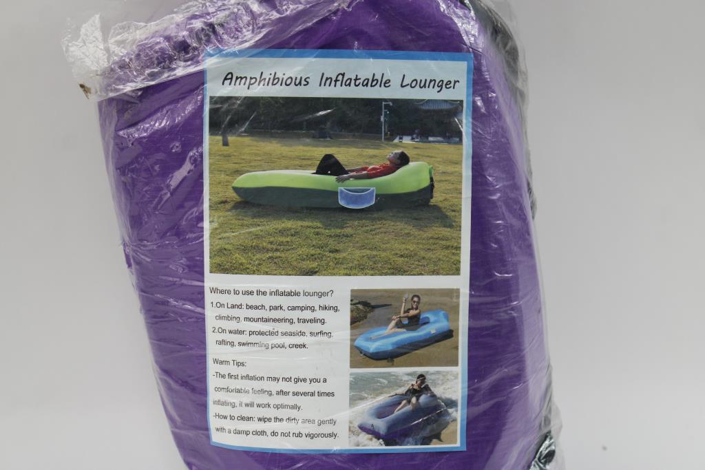 Amphibious Inflatable Lounger - Purple | Property Room