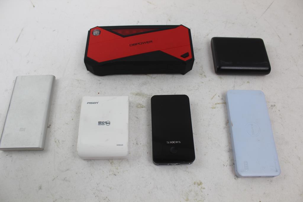 Anker, Easy Power Iv, & More Power Banks; 7 Pieces | Property Room