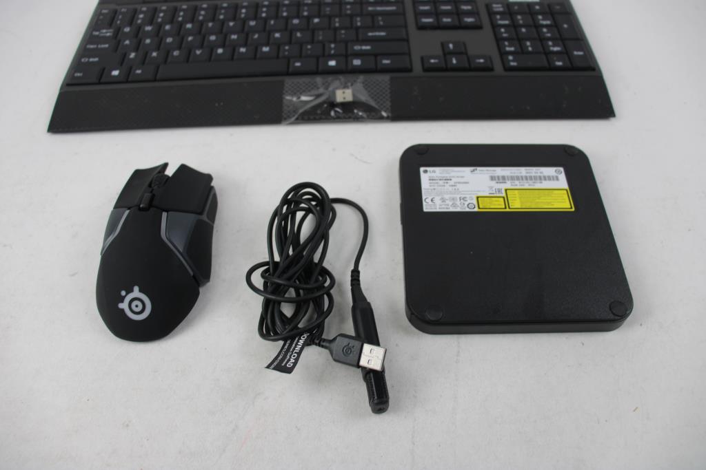 Anker Wireless Keyboard, LG Slim Portable DVD Writer, And Wireless ...