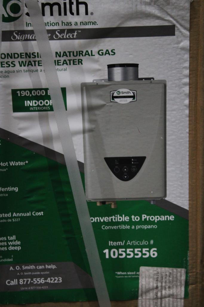 A.O Smith Signature Select 8-GPM Indoor Natural Gas/Liquid Propane ...