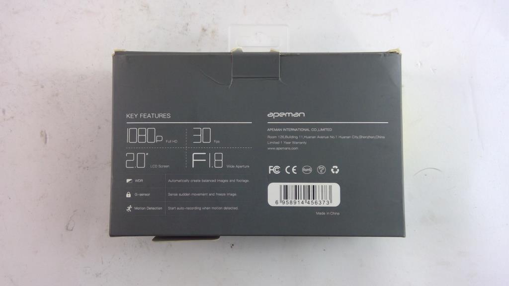 Apeman C420 Dash Camera | Property Room