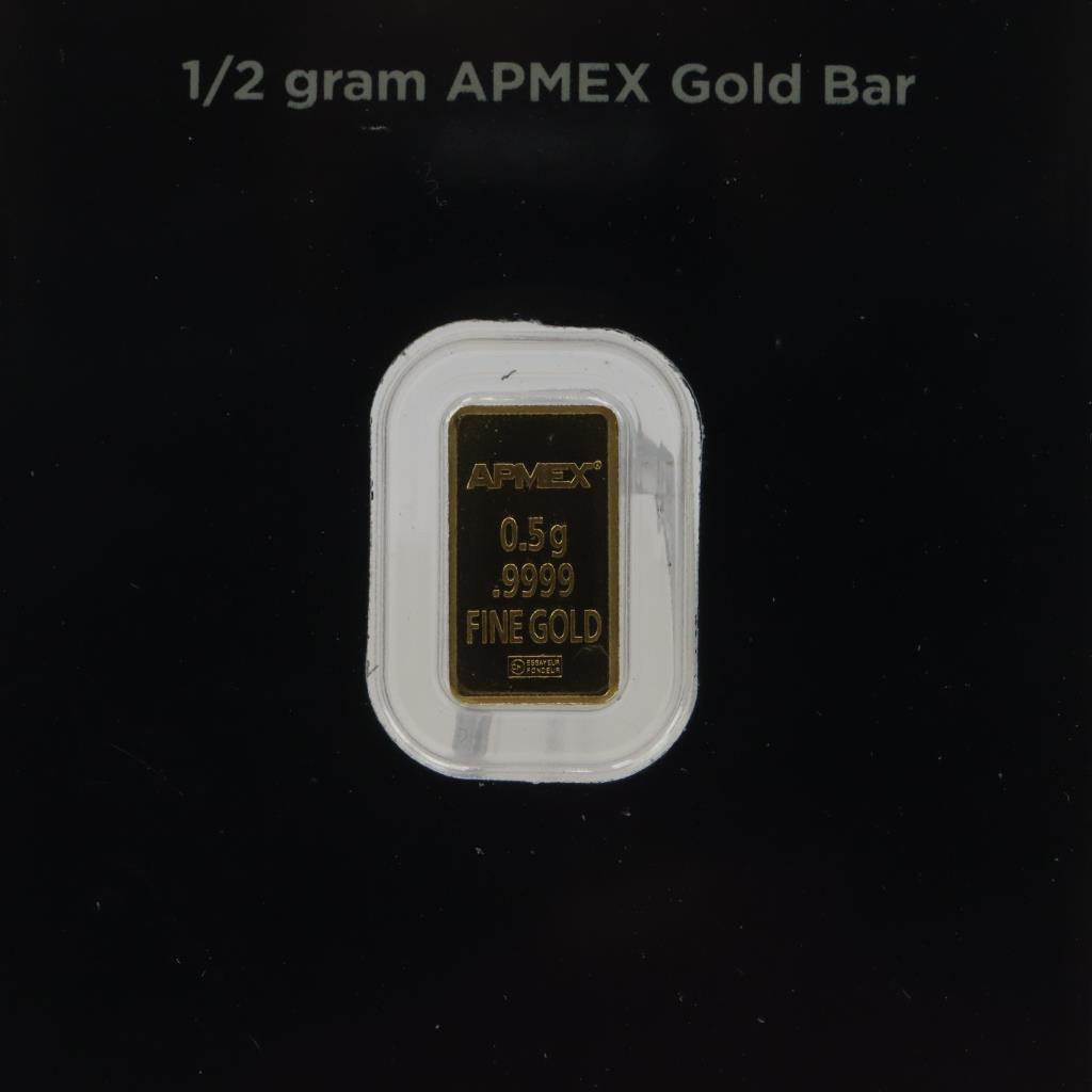 APMEX Bar Fine Gold 0.5 G | Property Room