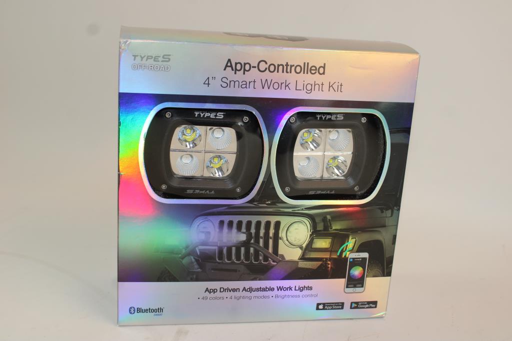 App-controlled 4" Smart Work Light Kit | Property Room