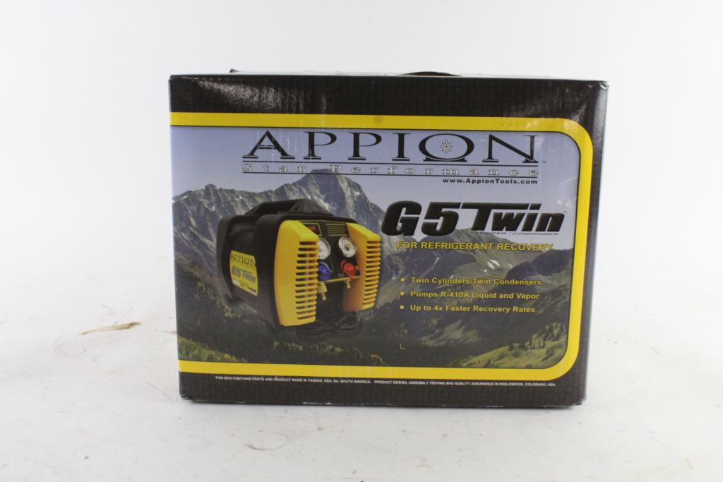 Appion Twin Refrigerant Recovery Machine | Property Room