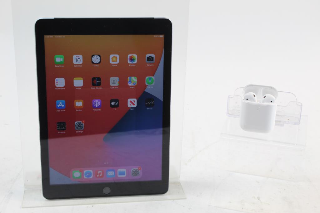 Apple 6th Gen IPad 128GB (LTE) And Apple AirPods With Charging Case ...