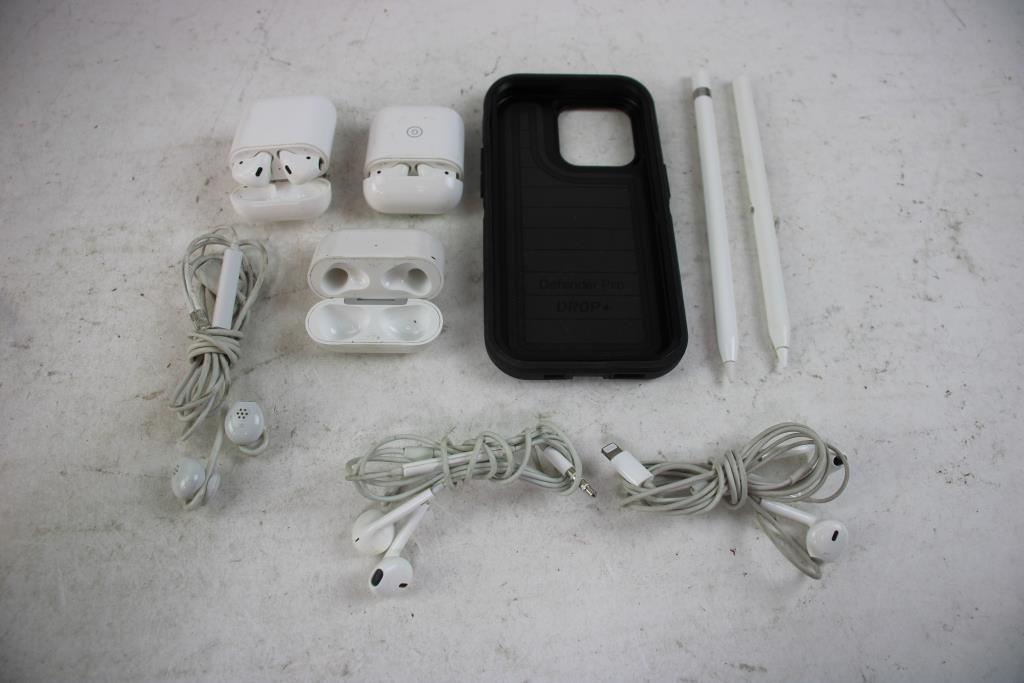 Apple Airpods, Pencil, And More Electronics Bulk Lot, 10+ Pieces ...
