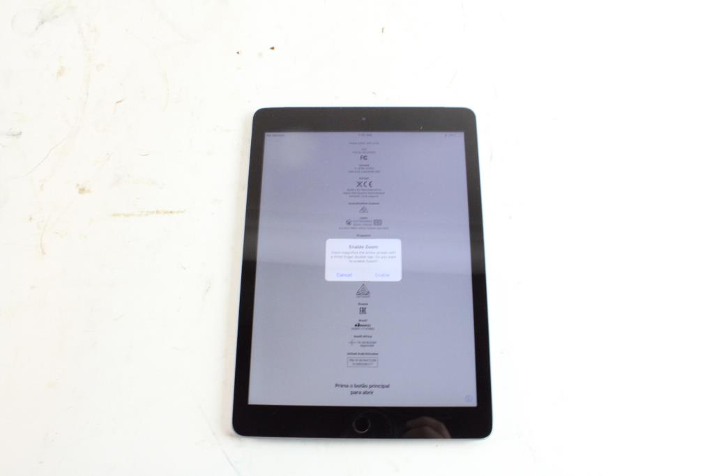 Apple IPad 5th Gen, Activation Locked, Sold For Parts | Property Room