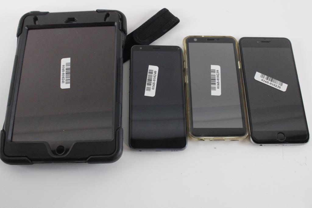 Apple Ipad & Assorted Smartphones, 4 Pieces | Property Room