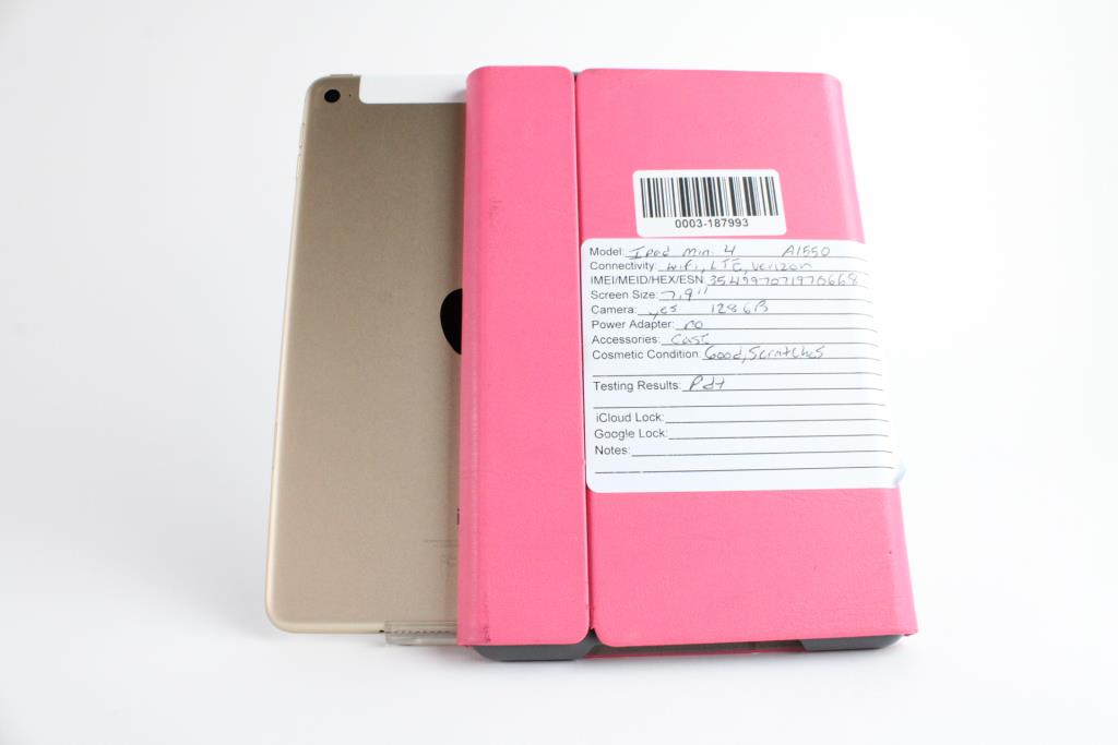 Apple IPad Mini 4, 128 GB, Verizon | Property Room