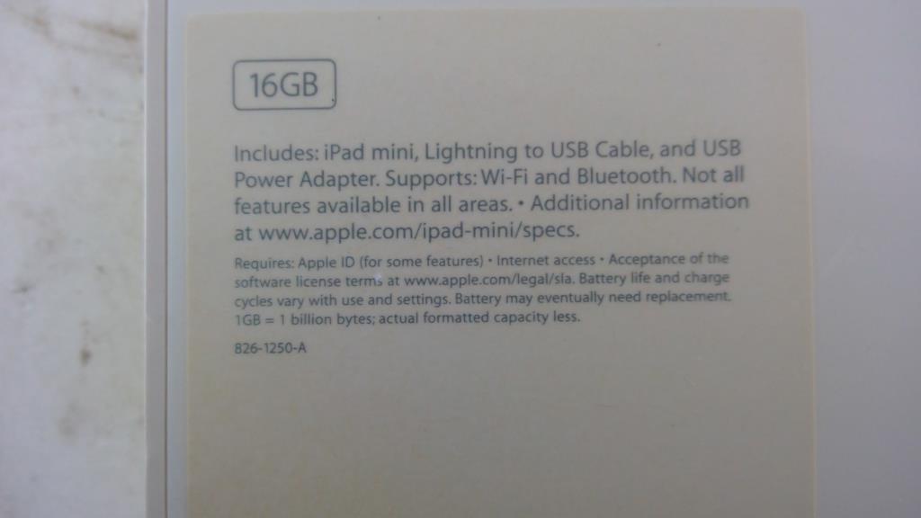 Apple IPad Mini, Activation Locked, Sold For Parts | Property Room