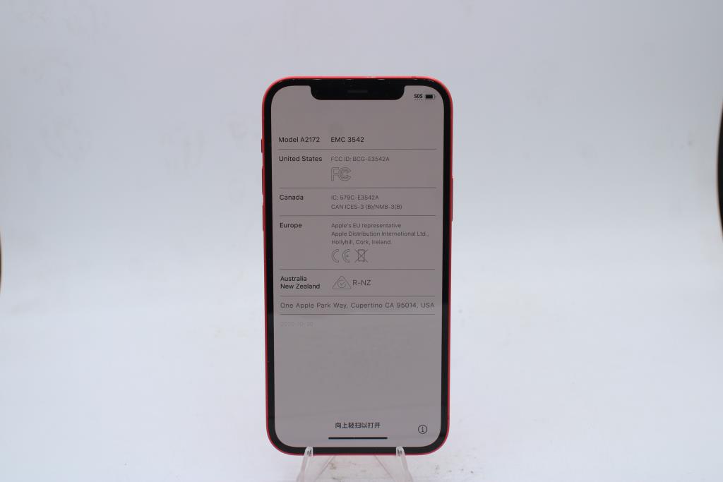 Apple IPhone 12, 64GB, Unknown Carrier, Activation Locked, Sold For ...