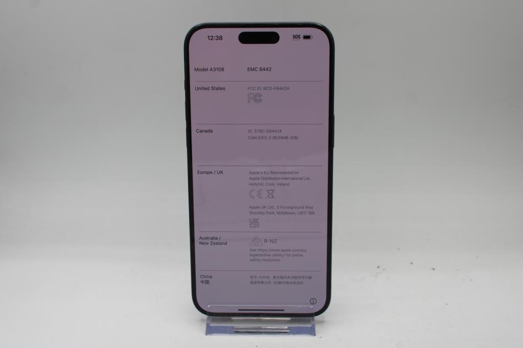 Apple IPhone 15 Pro Max , 256GB, Unknown Carrier, Locked To Owner ...