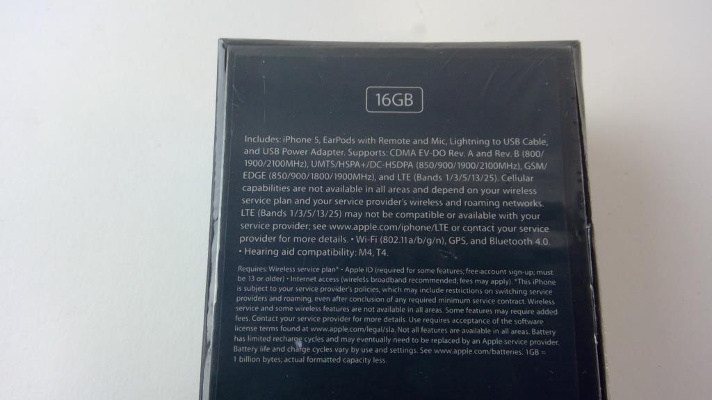 Apple IPhone 5, 16GB, CDMA Carrier | Property Room