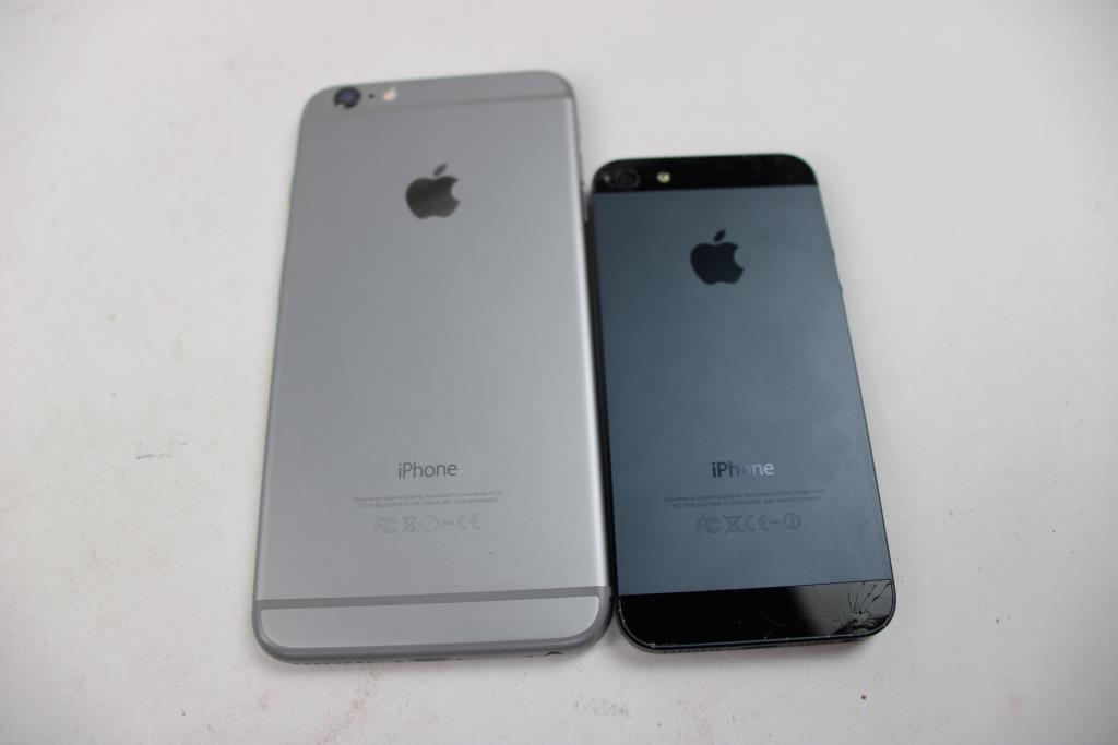 Apple IPhone 5, 6 Plus, 16,GB, 2 Pieces | Property Room