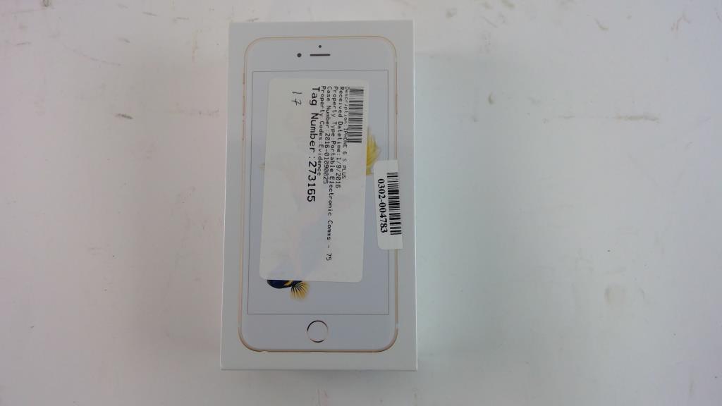 Apple IPhone 6s Plus 128GB, Unknown Carrier | Property Room