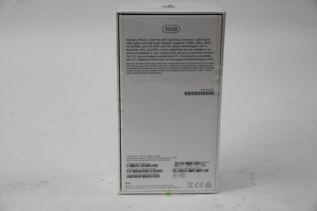 Apple IPhone 7 Black, 32GB | Property Room