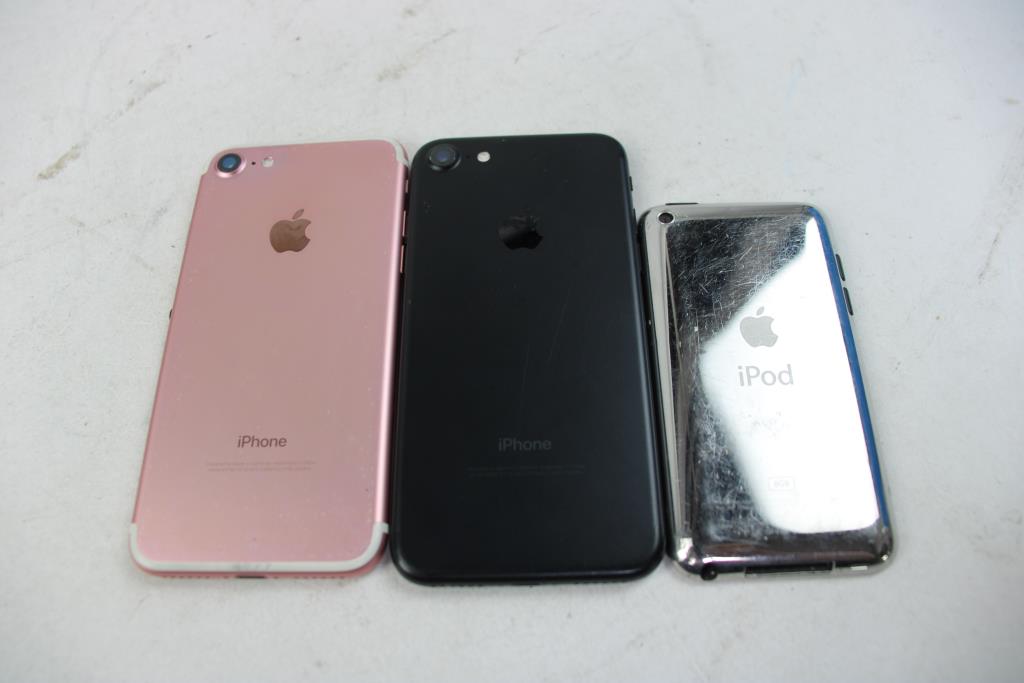 Apple IPhone, Ipod Lot, 3 Pieces Sold For Parts | Property Room