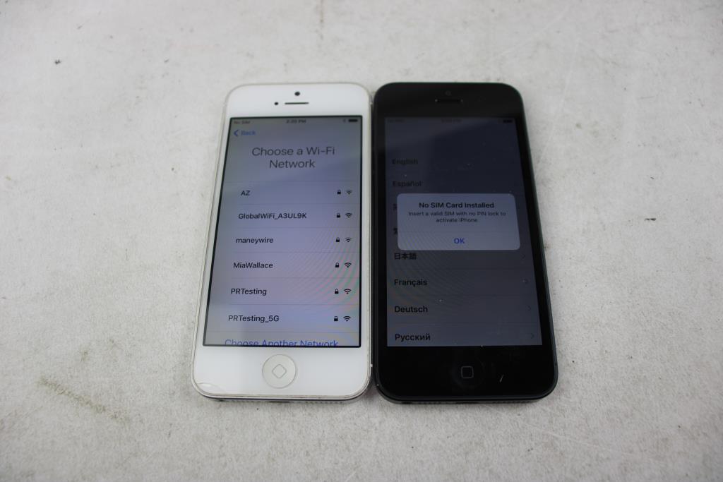 Apple IPhone Lot, 2 Pieces Sold For Parts | Property Room