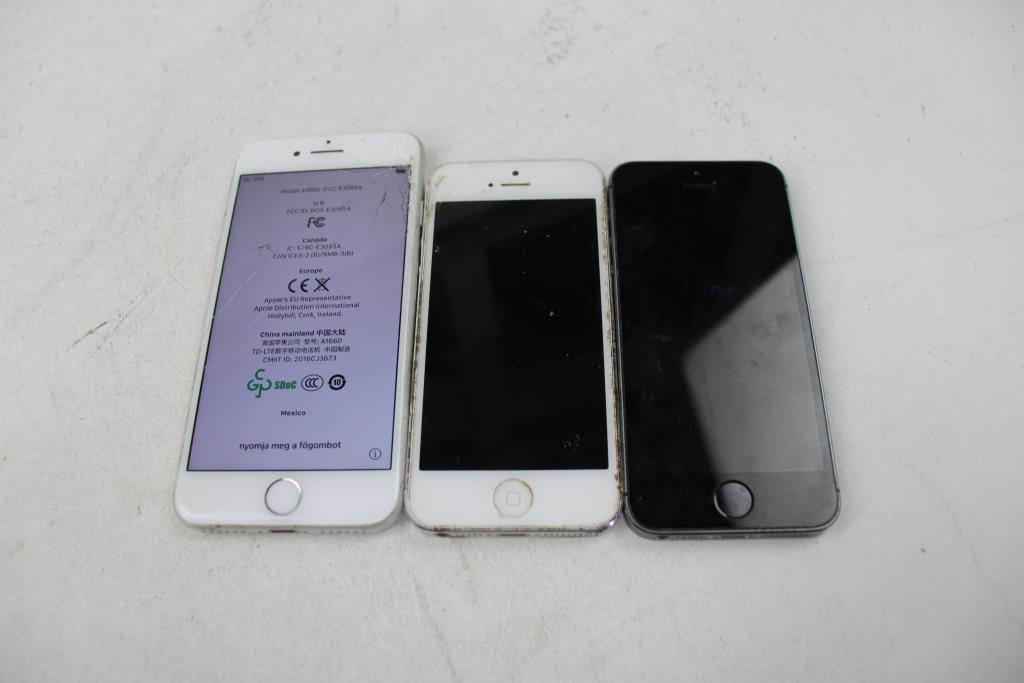Apple IPhone Lot, 3 Pieces Sold For Parts | Property Room