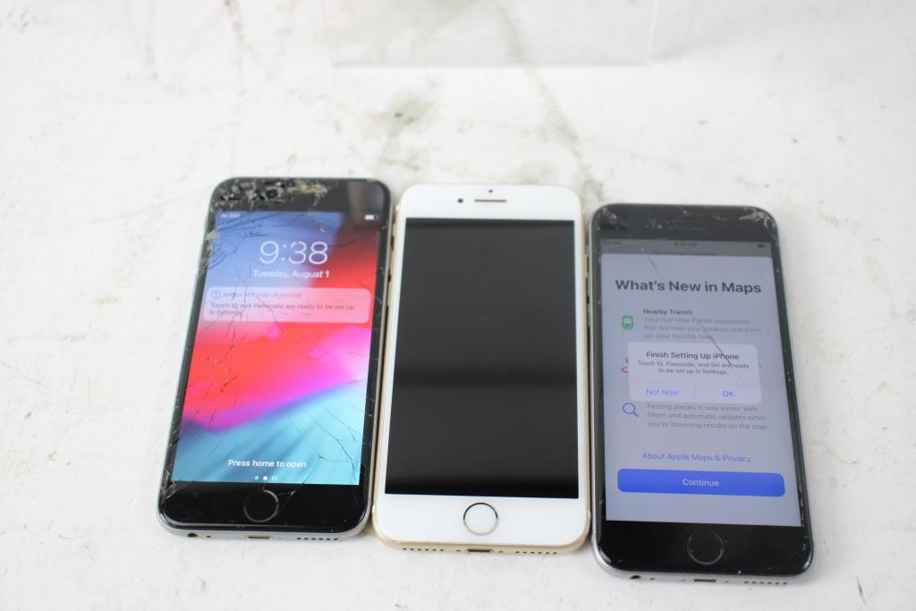 Apple IPhone Lot, 3 Pieces Sold For Parts | Property Room