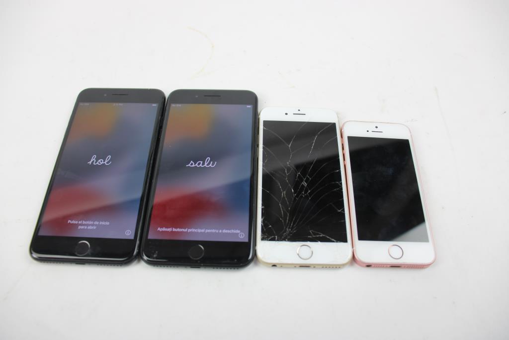 Apple IPhone Lot, 4 Pieces, Sold For Parts | Property Room