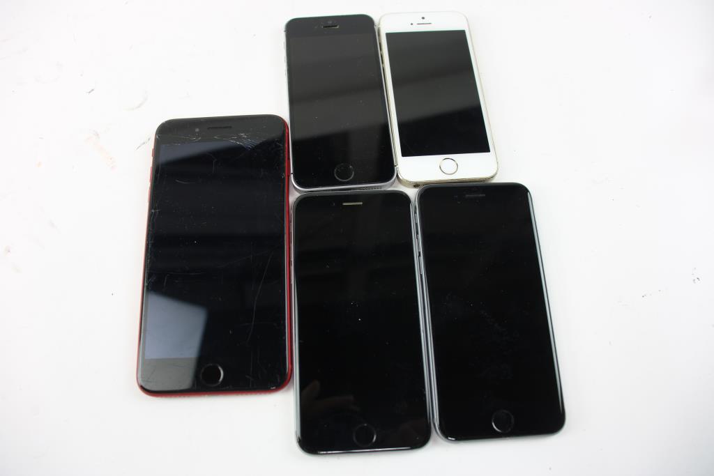 Apple IPhone Lot, 5 Pieces Sold For Parts | Property Room