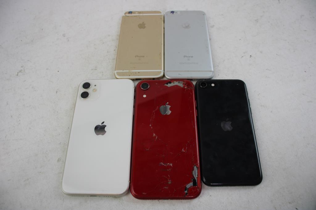 Apple IPhone Lot, 5 Pieces Sold For Parts | Property Room