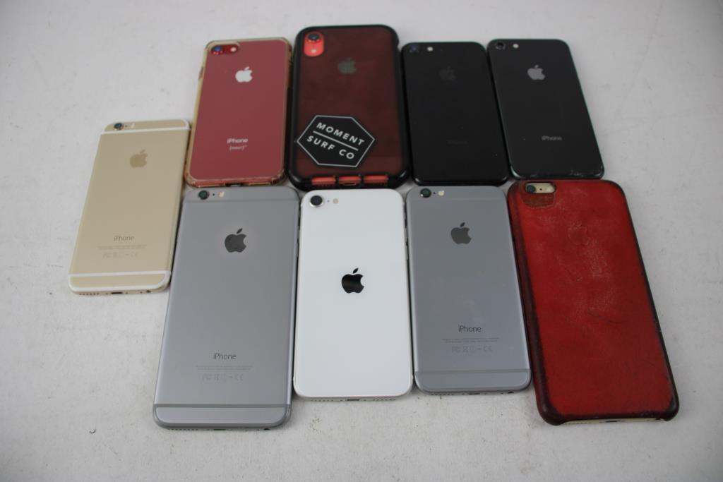 Apple IPhone Lot, 9 Pieces Sold For Parts | Property Room