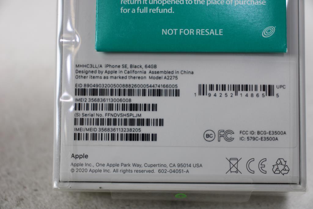 Apple IPhone SE, 64GB Black | Property Room