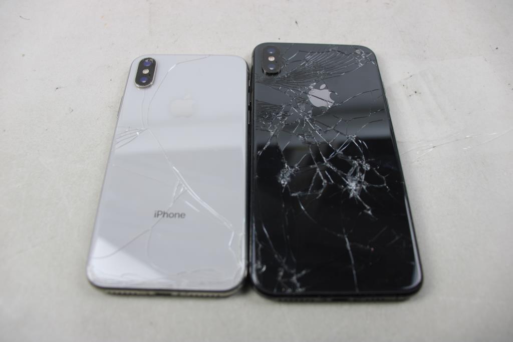 Apple IPhone X, Xmax Lot, 2 Pieces Sold For Parts | Property Room