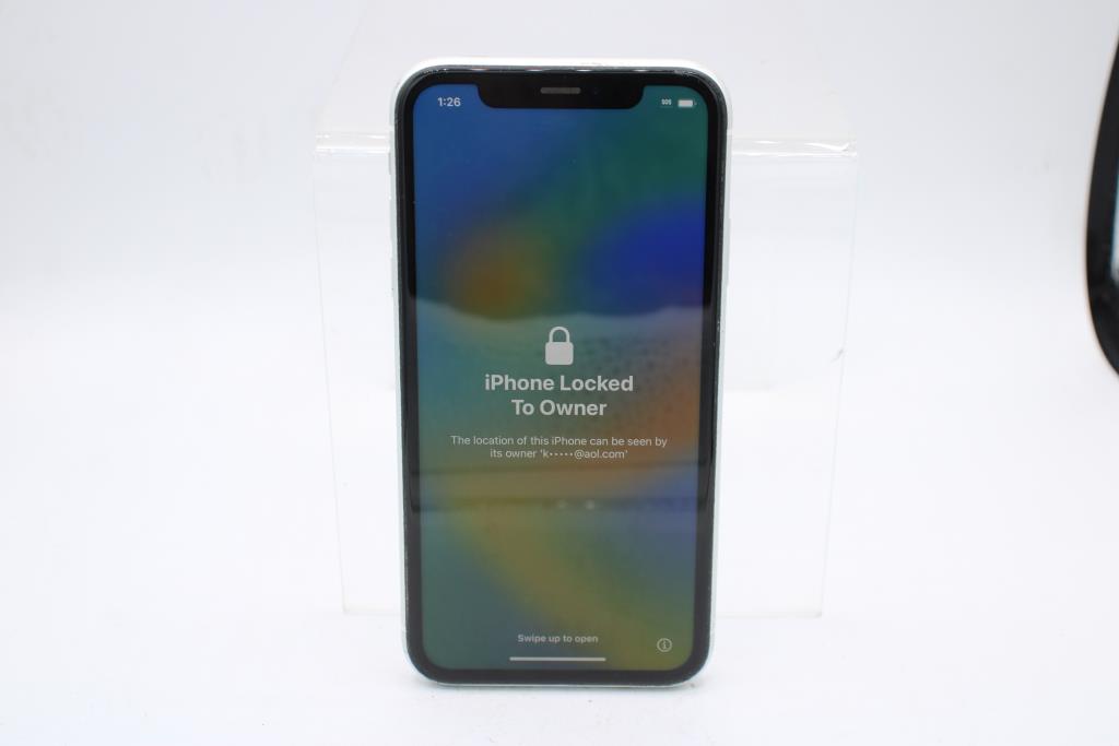 Apple IPhone XR, 128GB, Unknown Carrier, Locked To Owner - SOLD FOR ...