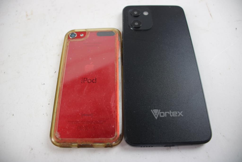 Apple IPod And Vortex Cellphone Lot, 2 Pieces | Property Room