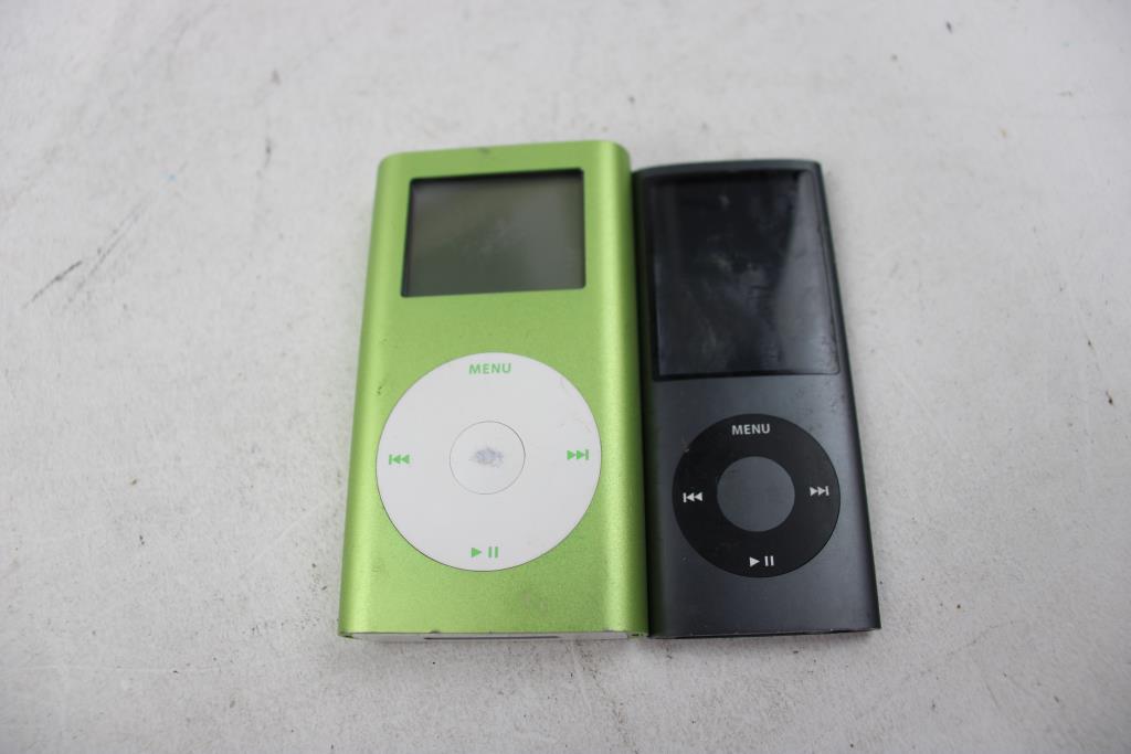 Apple IPod Mini, Nano, 2,4 Gen, 6,8GB, 2 Pieces | Property Room