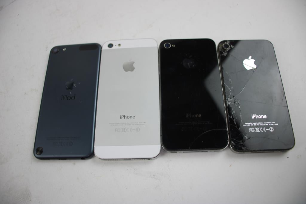 Apple Ipod Touch, Apple Iphone 4s Smartphones, 4+ Pieces | Property Room