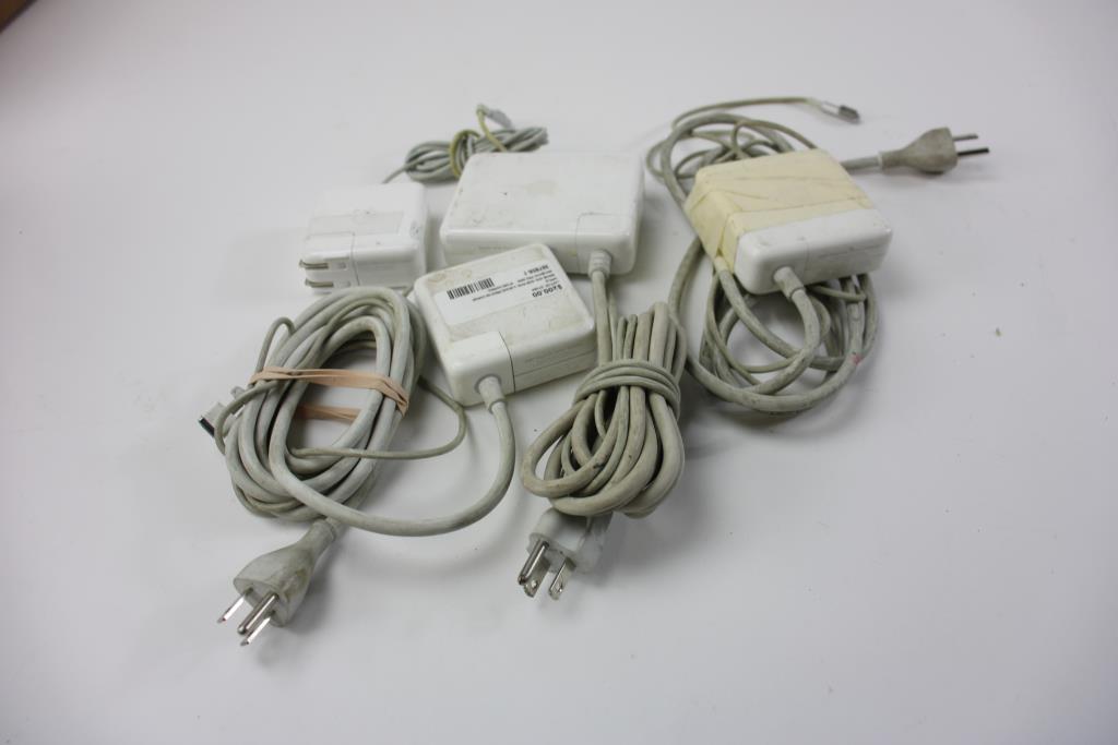 Apple Keyboard And Assorted Laptop Chargers, 5+ Pieces | Property Room